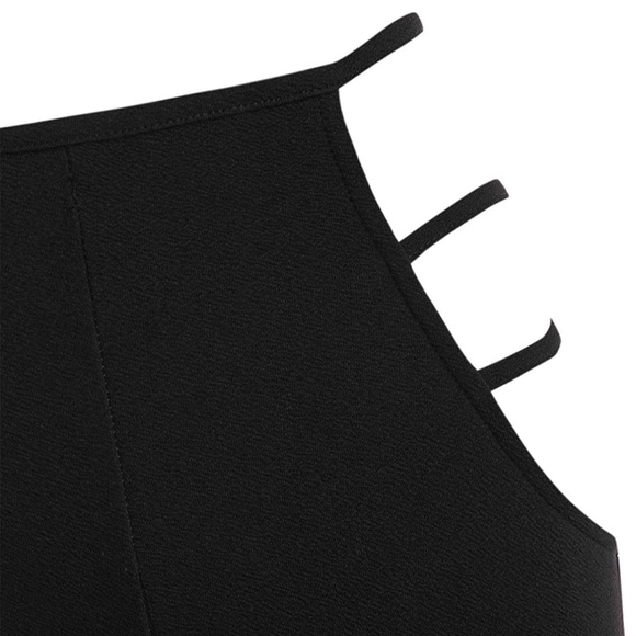 Zaful | Pants & Jumpsuits | Zaful High Waist Cut Out Bootleg Wide Leg ...